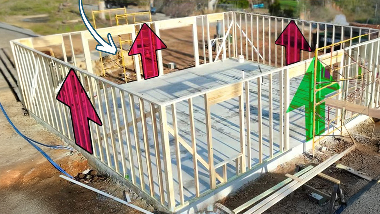 First floor construction in progress