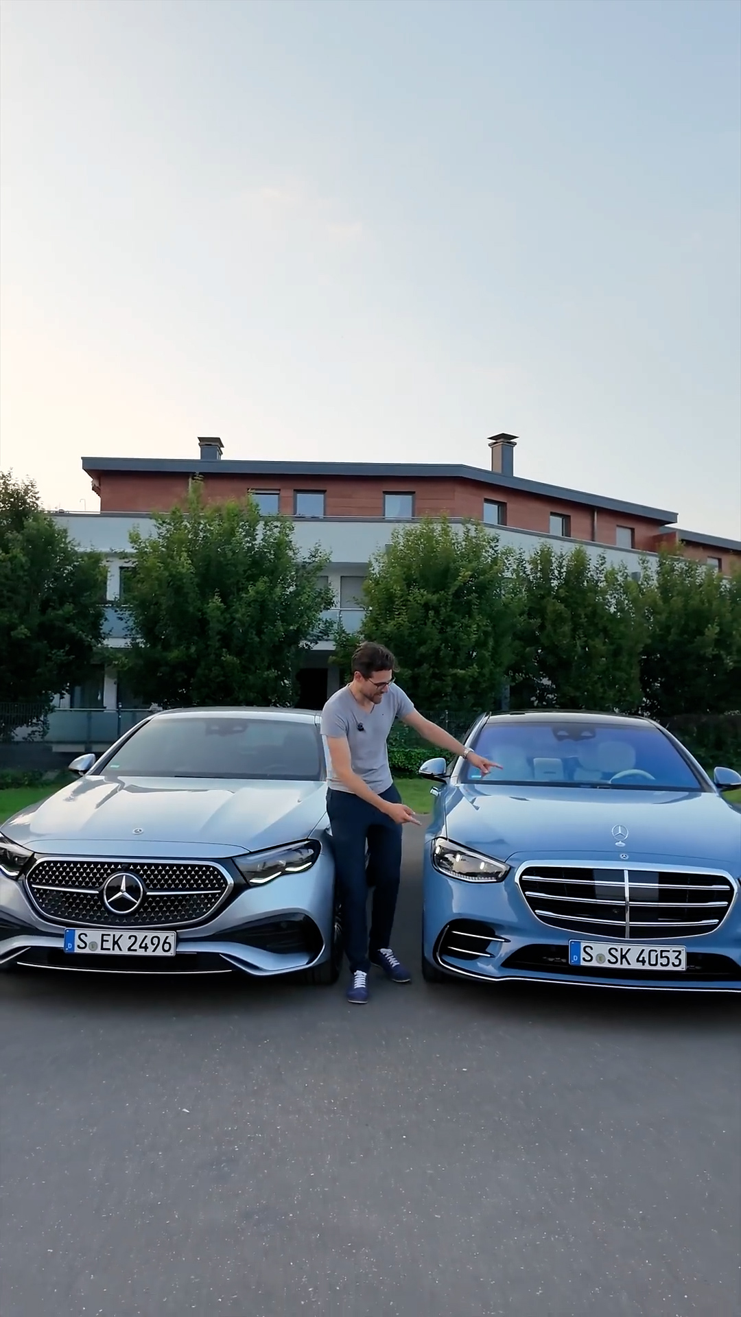 Which looks more premium, the E Class or the S Class?