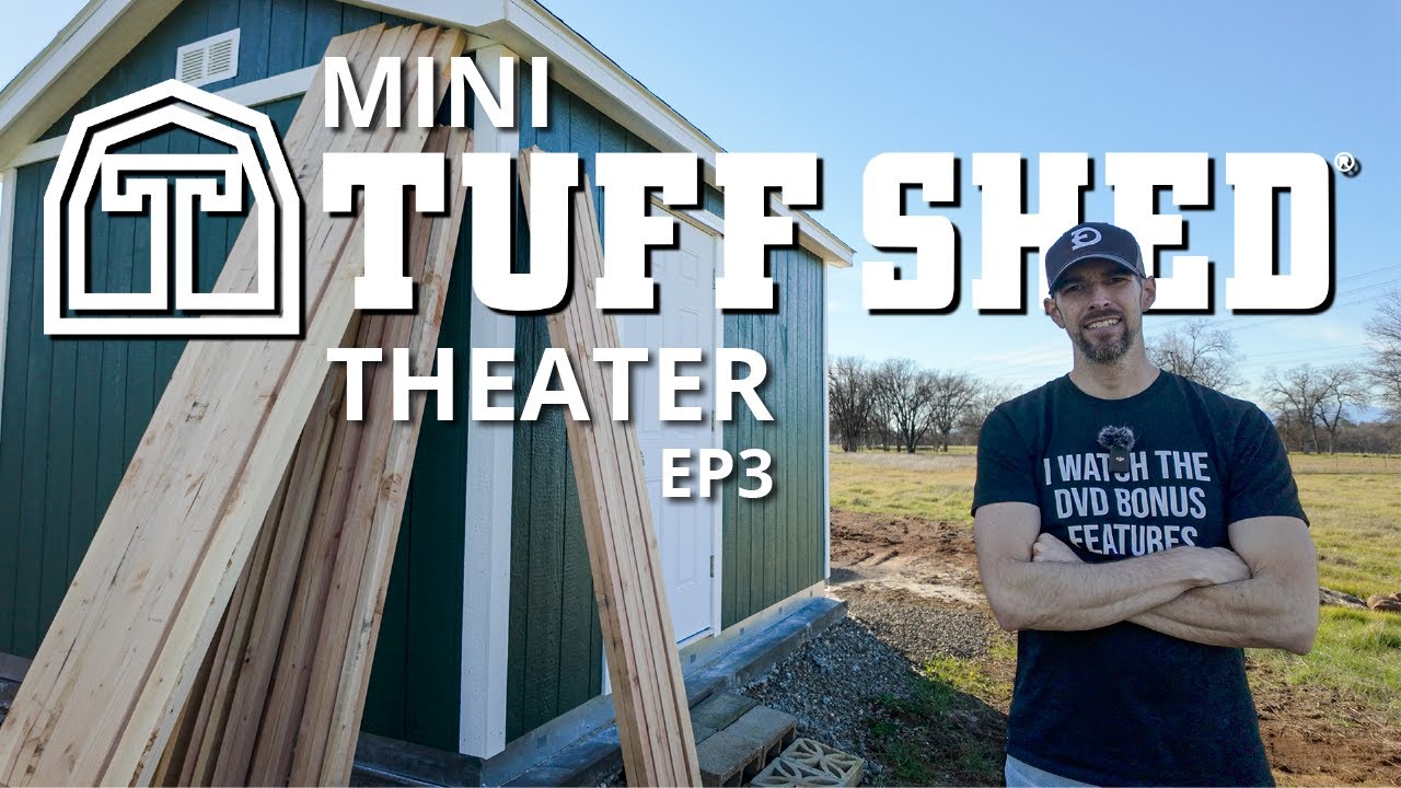 From empty shed to creative studio & home theater | Episode 3: Bringing ...