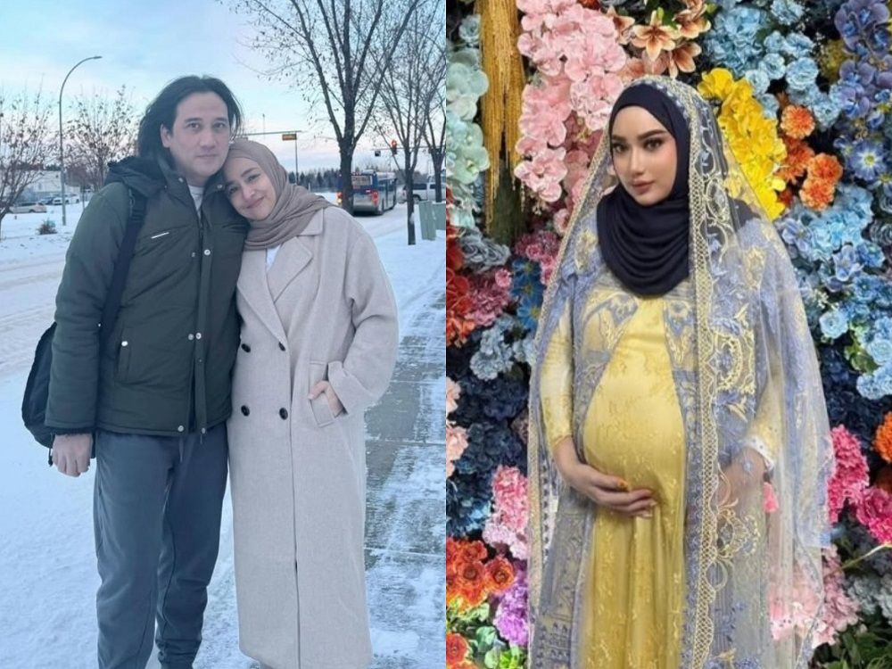 Absen di pengajian 7 bulanan sang putri, Tengku Firmansyah dan Cindy ...