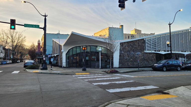 What's going on with the historic space age building in Olympia? Now we ...