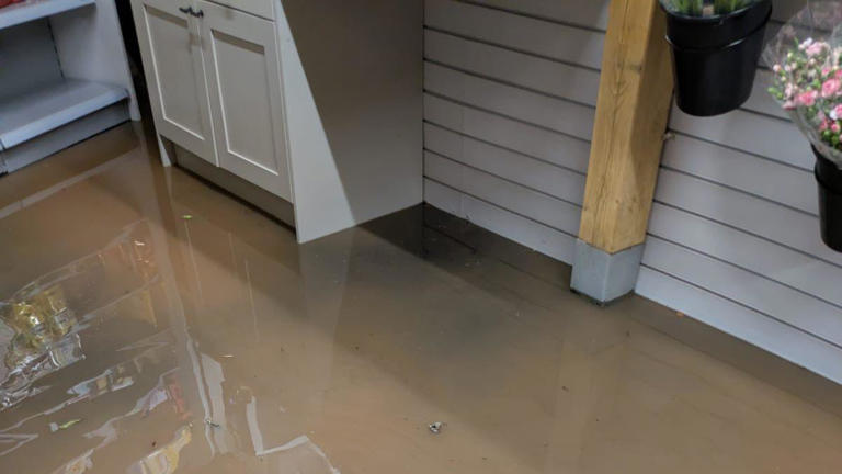 Businesses 'cut off' by Storm Chandra flooding