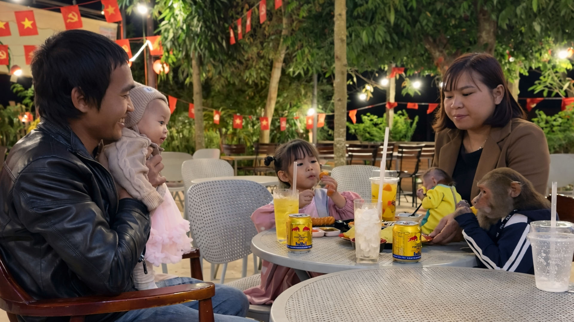 Cutis plans a family dinner at restaurant