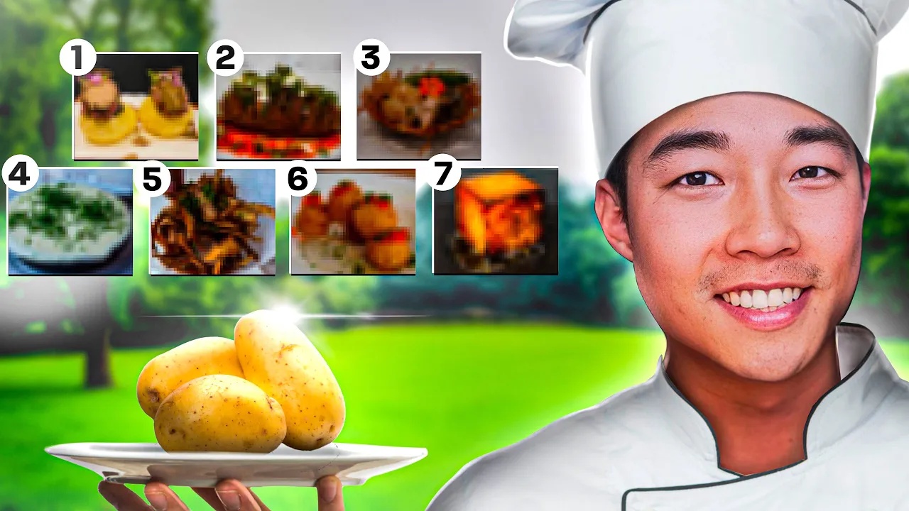 The moment professional chefs turn a potato into a luxury food