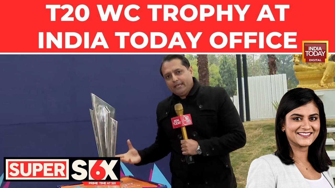 Nikhil Naaz hosts ICC T20 World Cup trophy at India Today MediaPlex ...