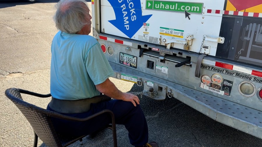 North Carolina strongman pulls trucks one breath at time