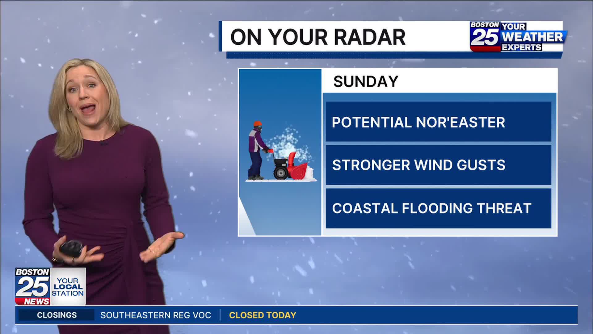 On your radar: Tracking potential weekend nor’easter with more snow ...