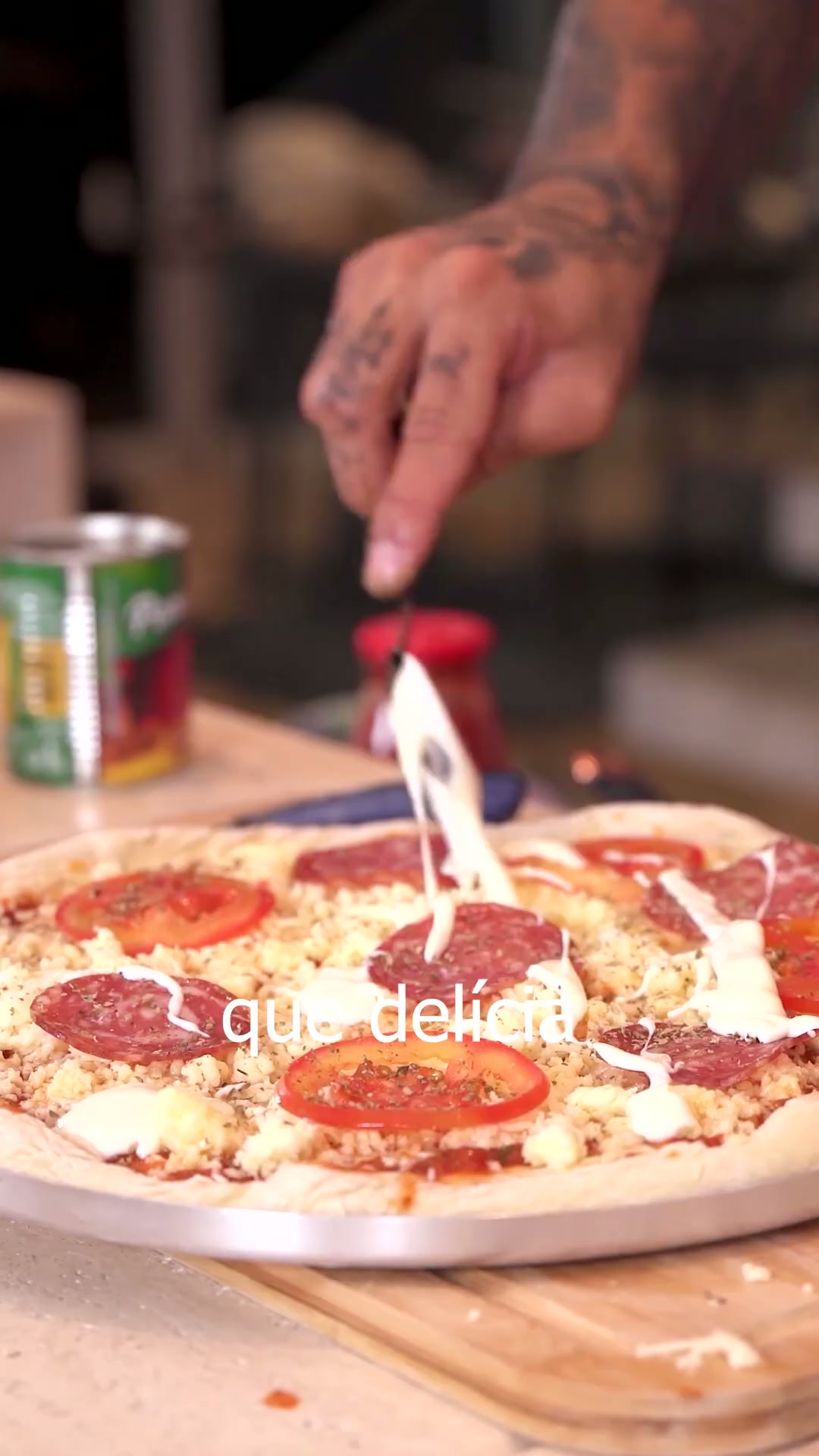 Fiz a pizza de iogurte que a inteligência artificial ensinou