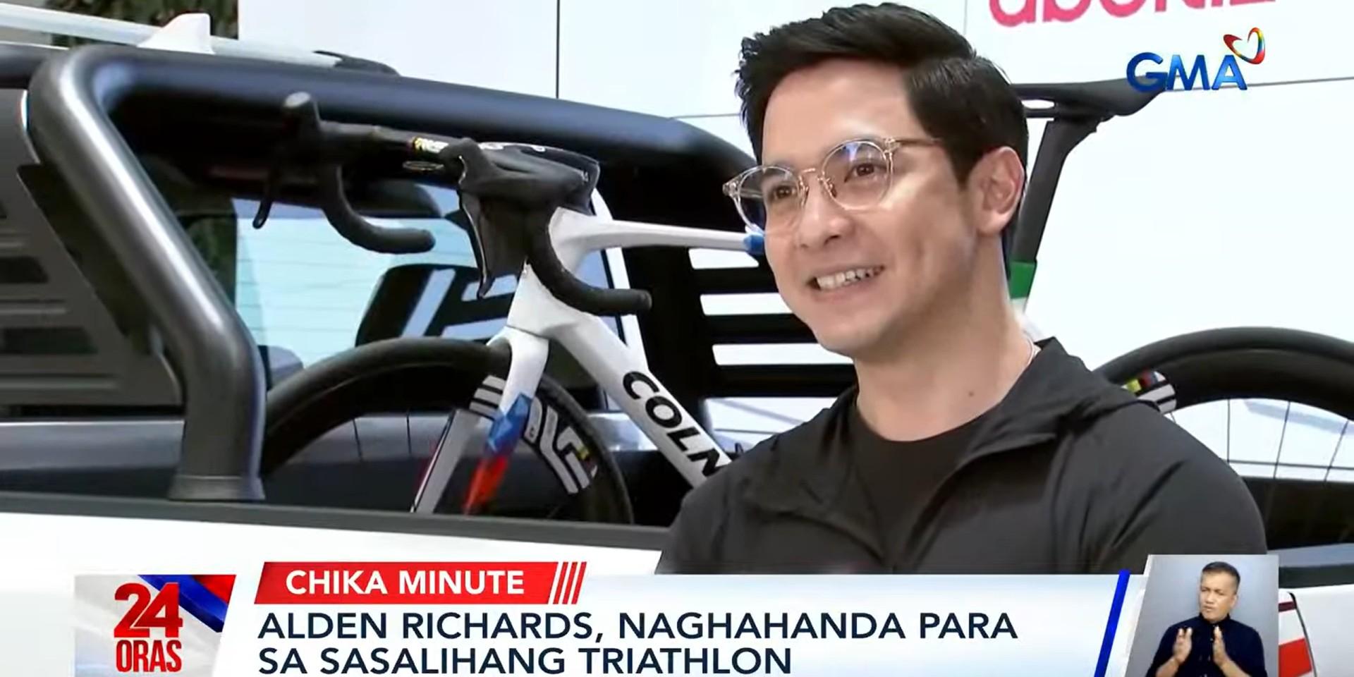 Alden Richards preparing for long-distance triathlon in March