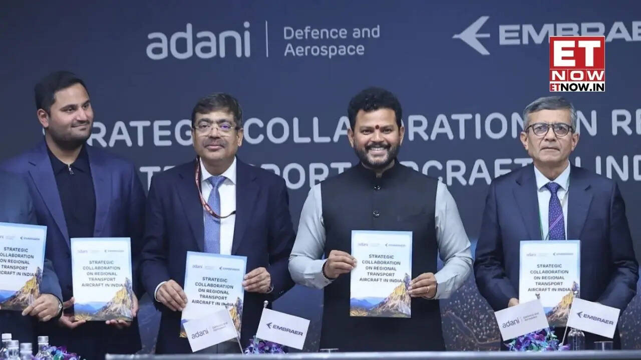 Adani Defence-Embraer to set up regional aircraft manufacturing ...