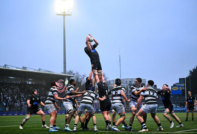 Cistercian College Roscrea stun Belvedere College in Leinster Rugby ...