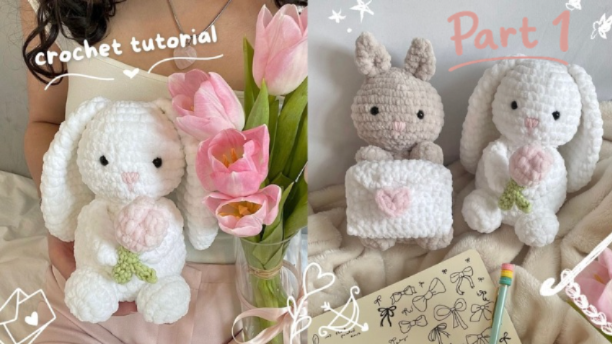 This crochet bunny pattern is perfect for confident beginners part 1