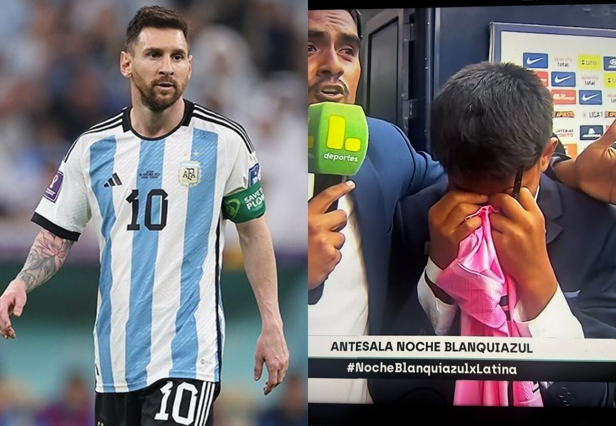 Lionel Messi se detuvo para firmarle la camiseta a Pol Deportes: el ...