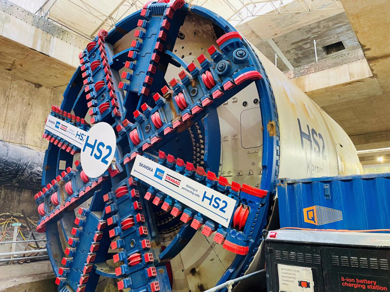 Euston, here we come! HS2 starts digging tunnels to central London