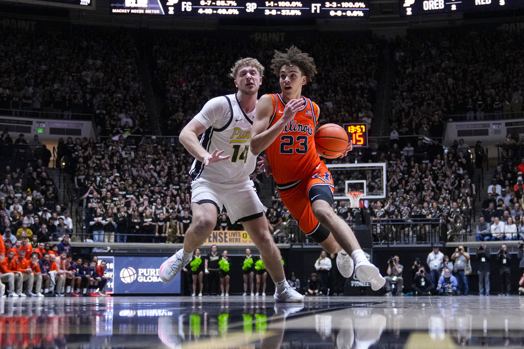 Illini's Keaton Wagler chosen AP men's college basketball player of the ...