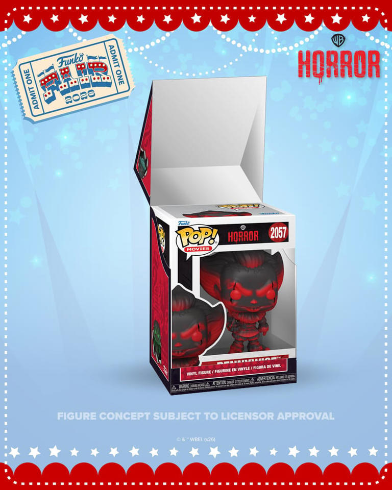 Ghostly Pop! Mystery packs include Annabelle, Pennywise, Regan and more!