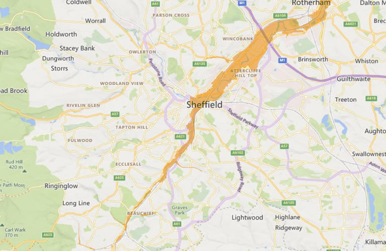 Sheffield weather: Flood alerts issued across large areas along River ...