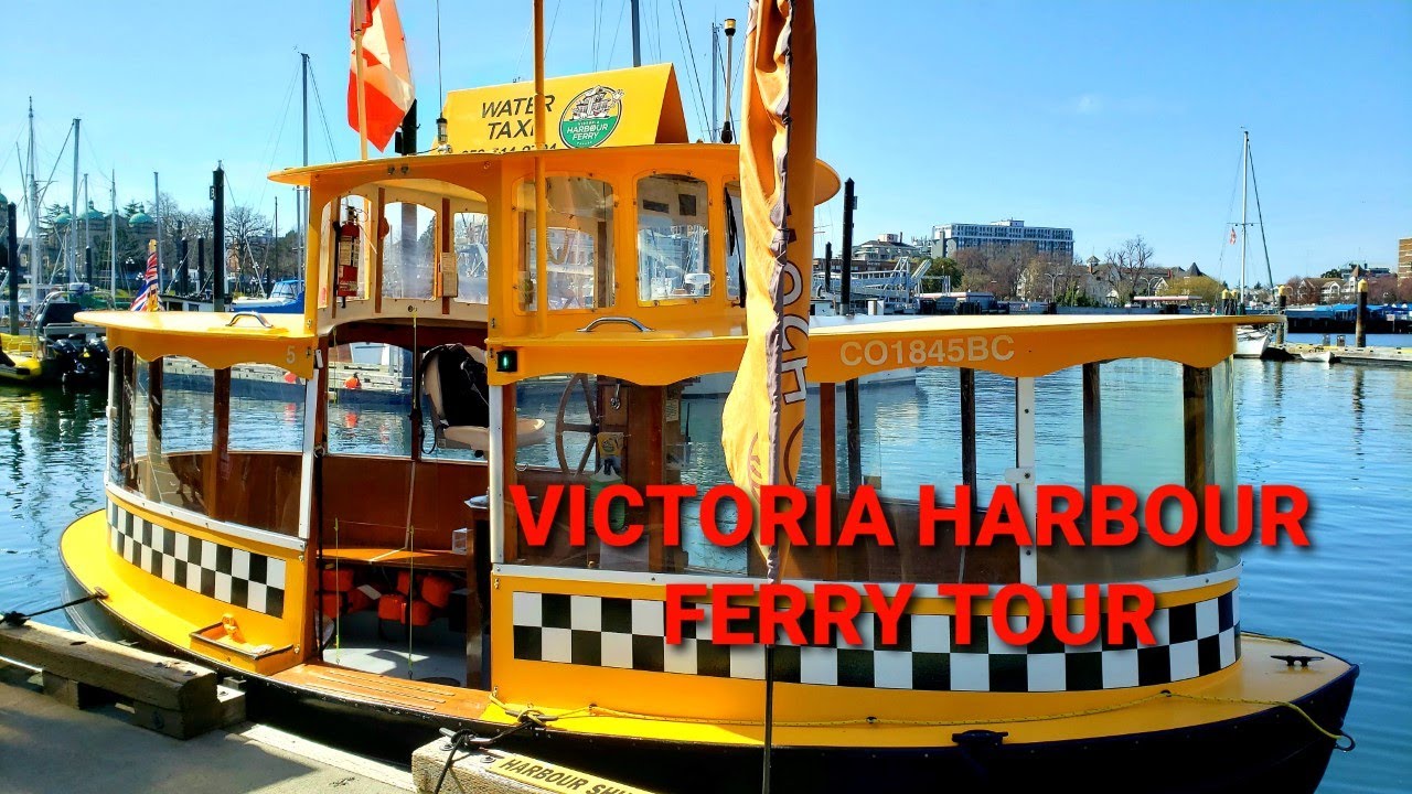Exploring Victoria BC by harbor ferry taxi: Wildlife, float homes ...