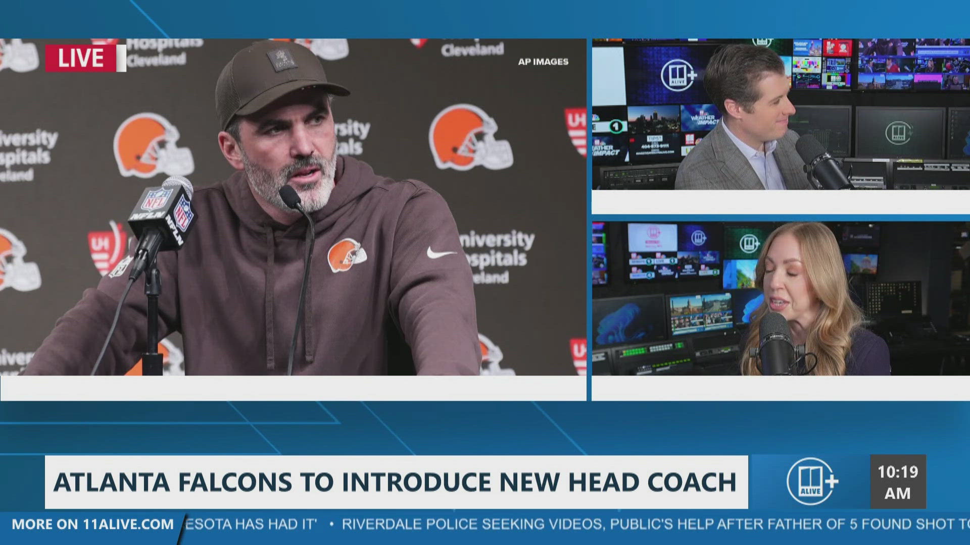 Maria Martin previews Falcons’ press conference to introduce new head ...