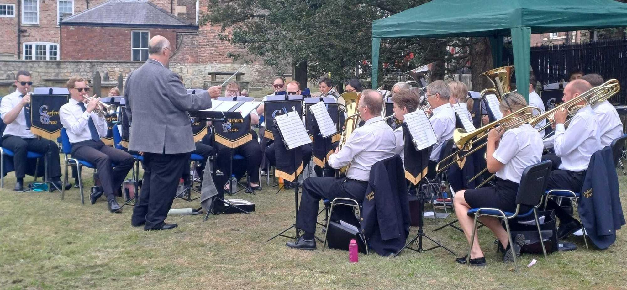 Donation a boost for Garforth Brass band