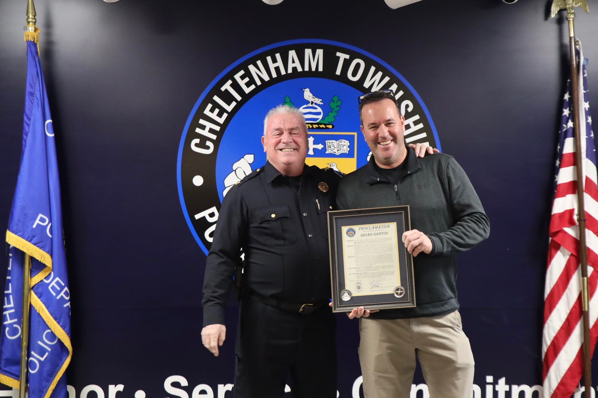 4 Cheltenham police officers honored in retirement