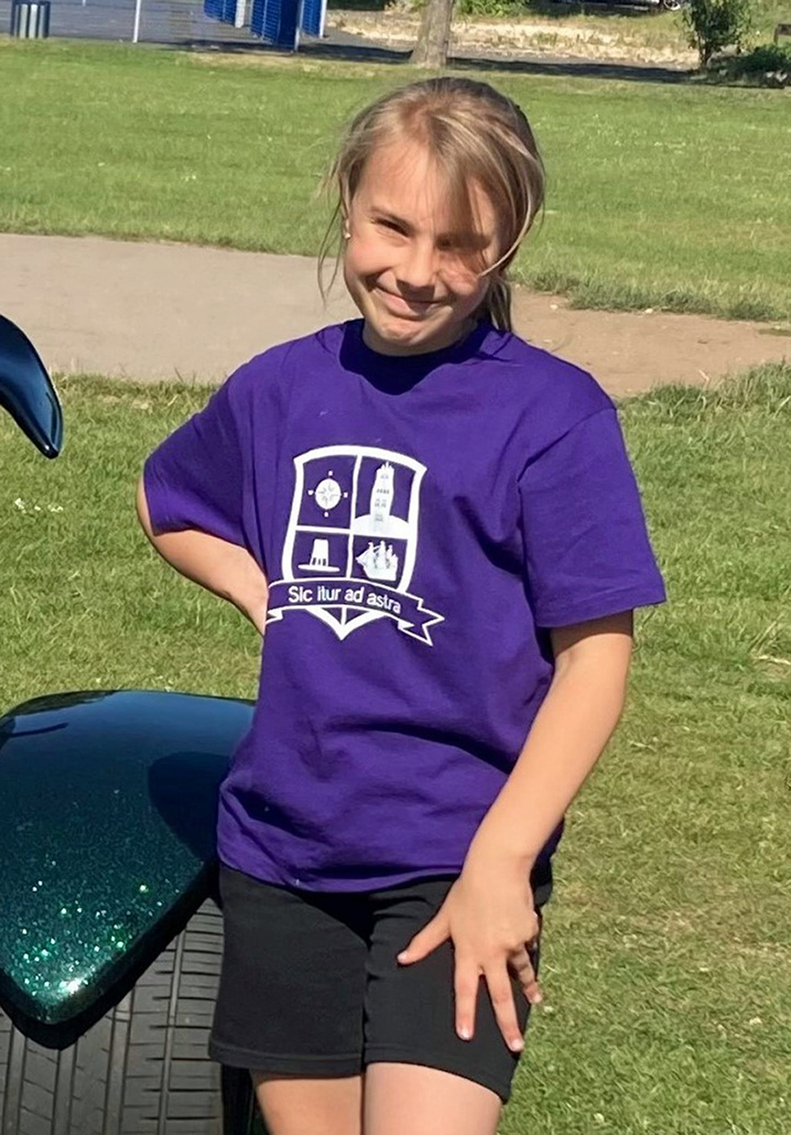 Girl, nine, stabbed in street collapsed in mother’s arms, murder trial told