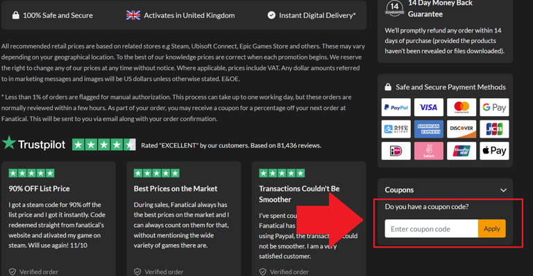 Fanatical coupon codes in [month year] | offer_label