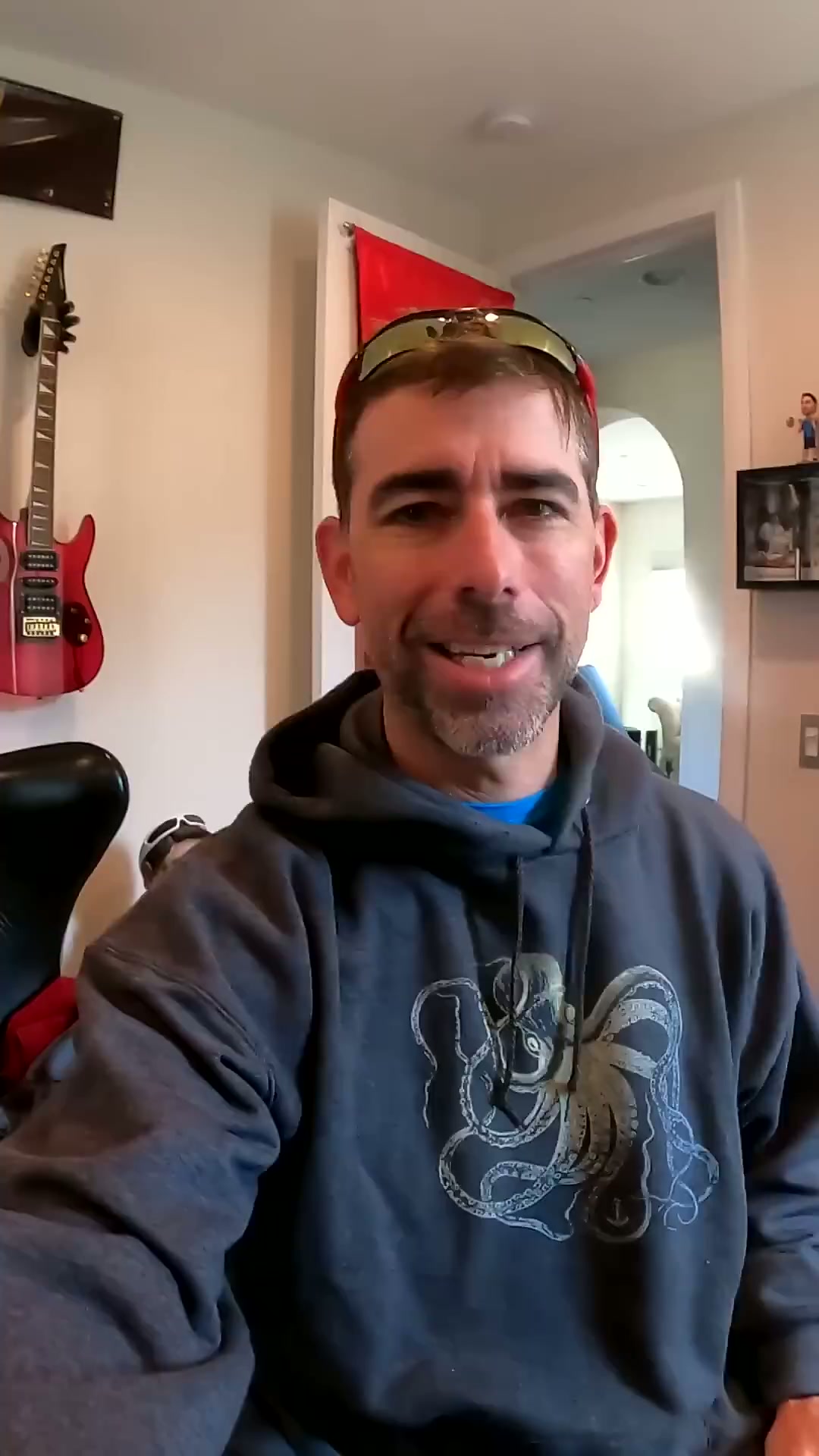 Blind guy catches frisbee while surfing! #shorts