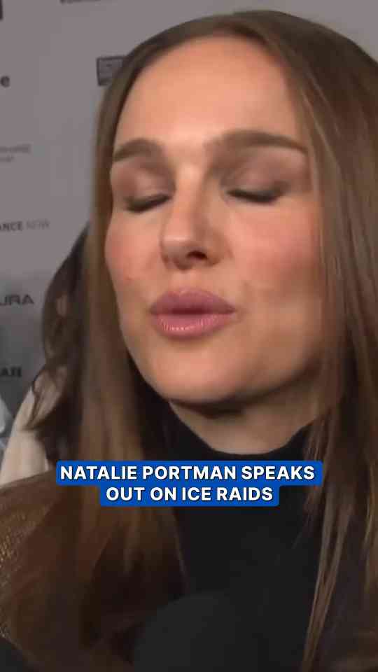 Natalie Portman becomes emotional while speaking about ICE raids
