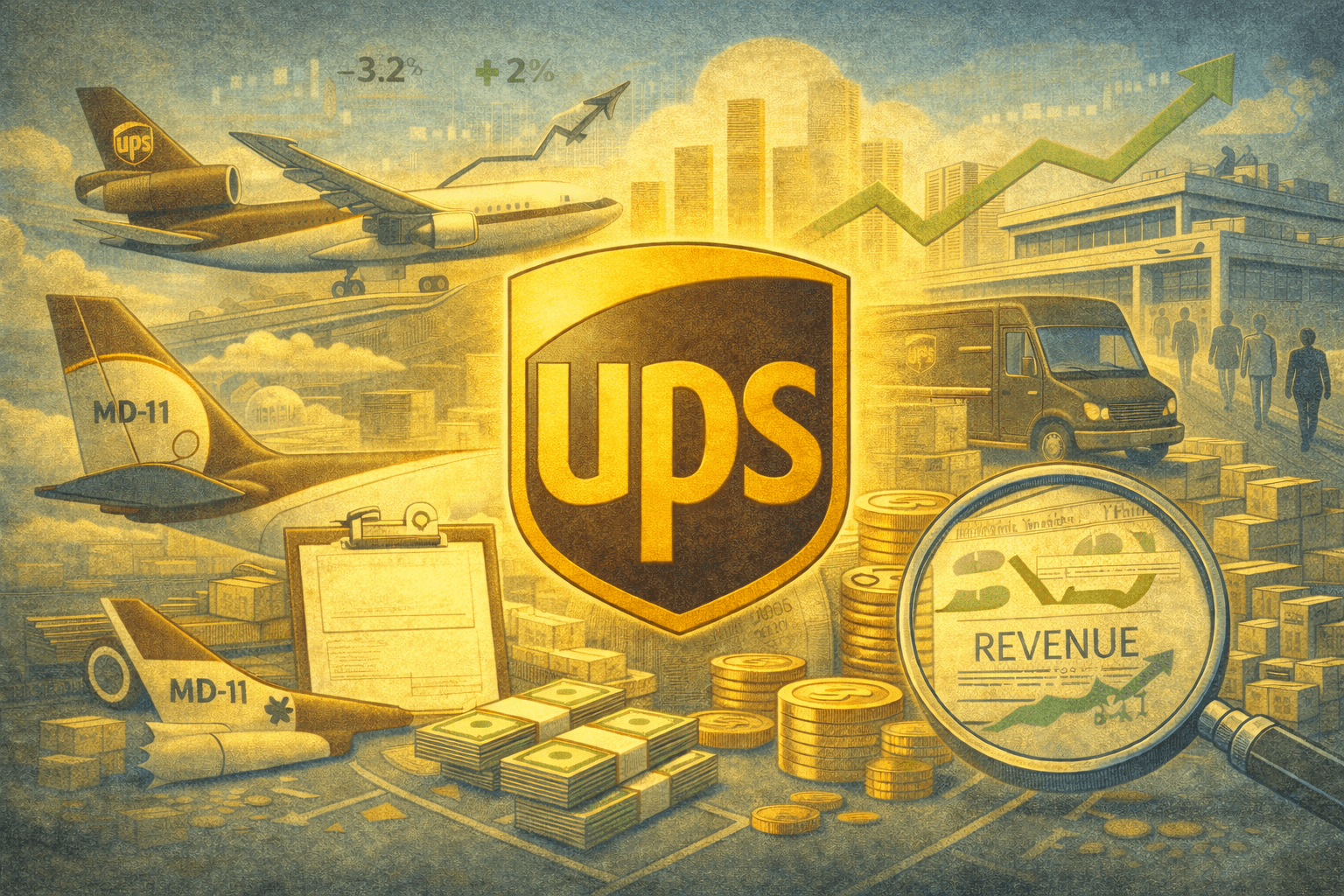 UPS stock rises as earnings beat estimates, but plans 30,000 job cuts ...