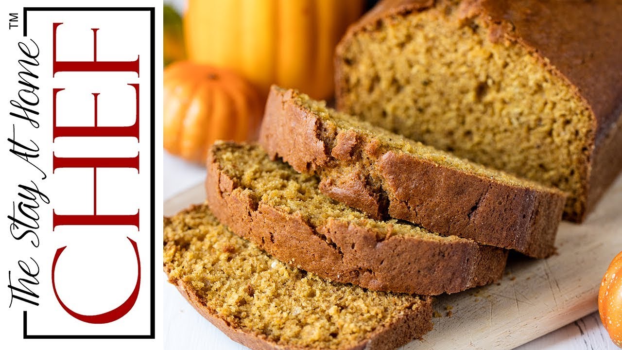 Moist pumpkin bread from scratch
