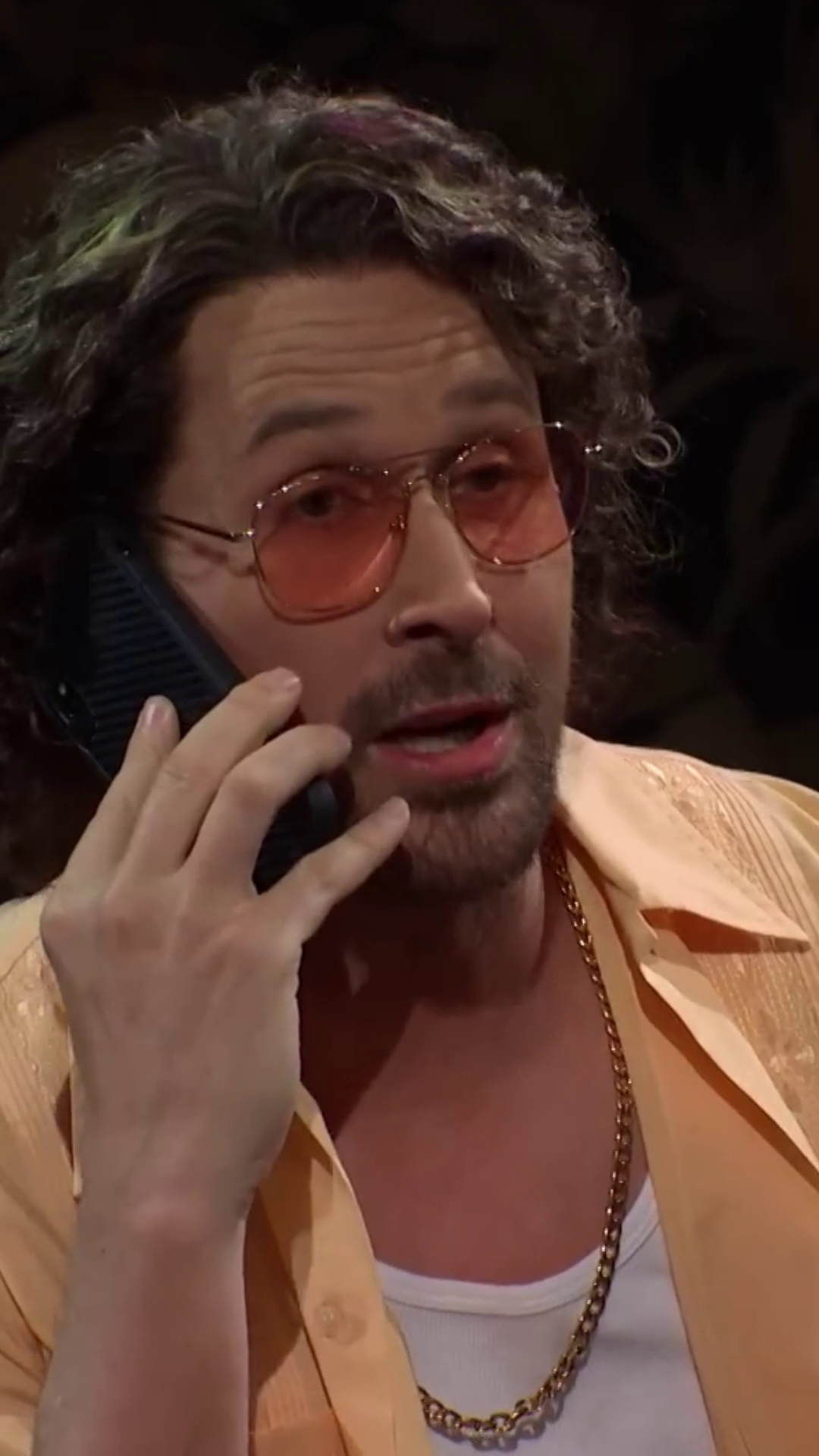 Ryan Gosling tries not to laugh… fails miserably