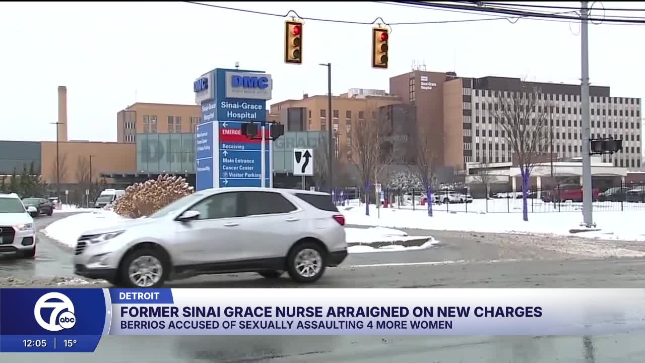 Former DMC Sinai Grace Hospital nurse given $500,000 bond after being ...