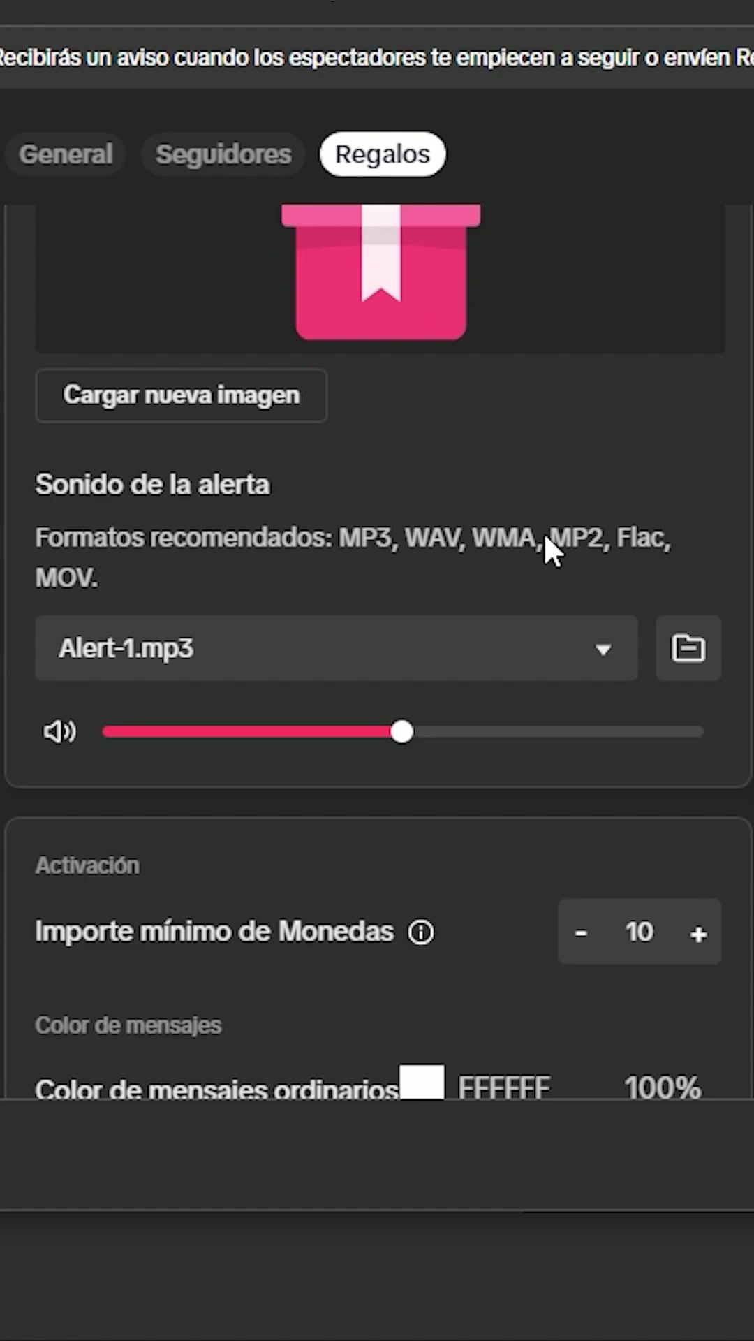 ⚙ Cómo poner y configurar alertas en TIKTOK LIVE STUDIO #shorts # ...