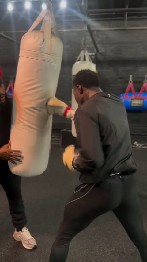 Richardson Hitchins & coach Lenny Wilson preparing to put on a show on ...