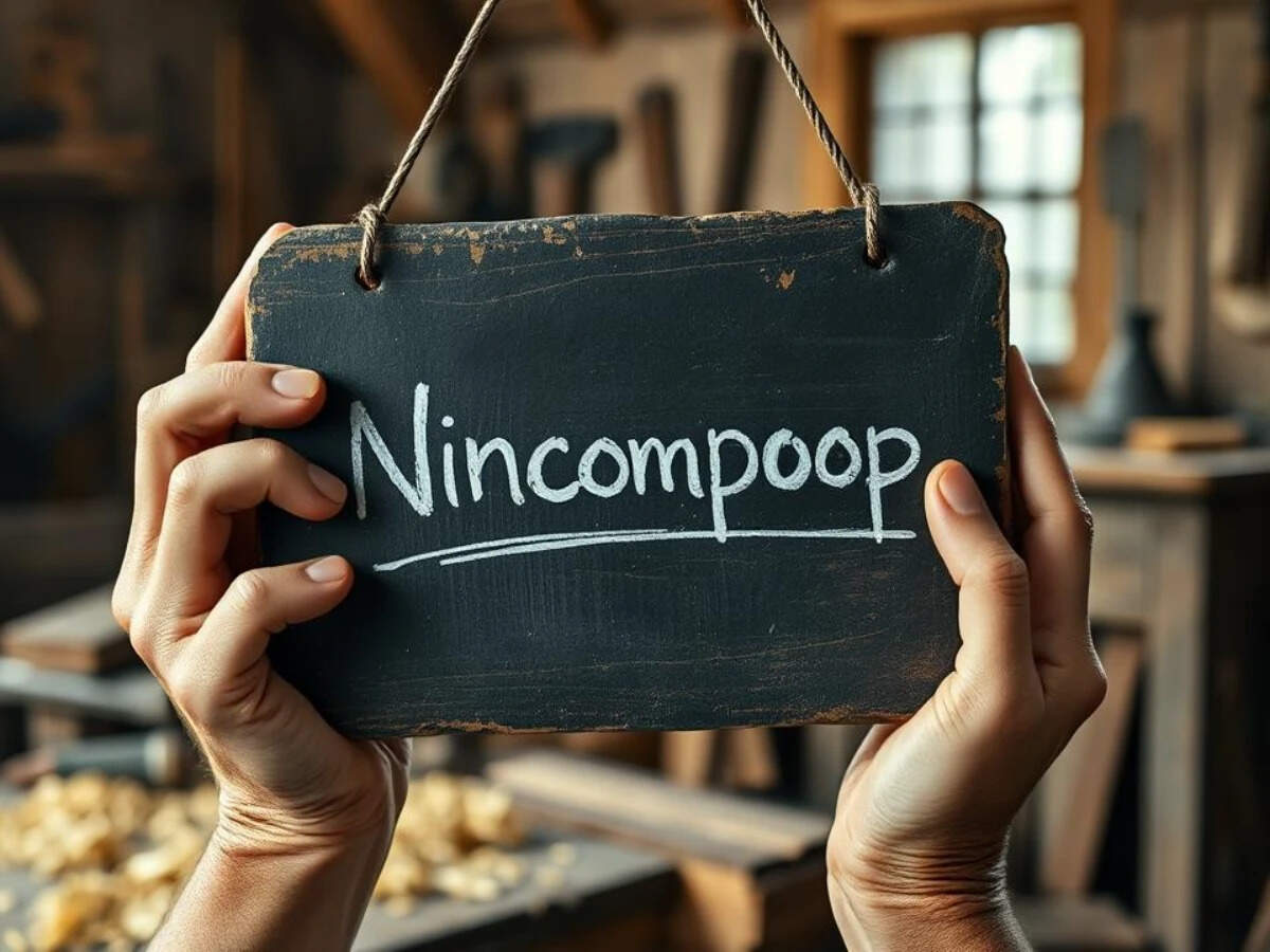 Word of the day: Nincompoop