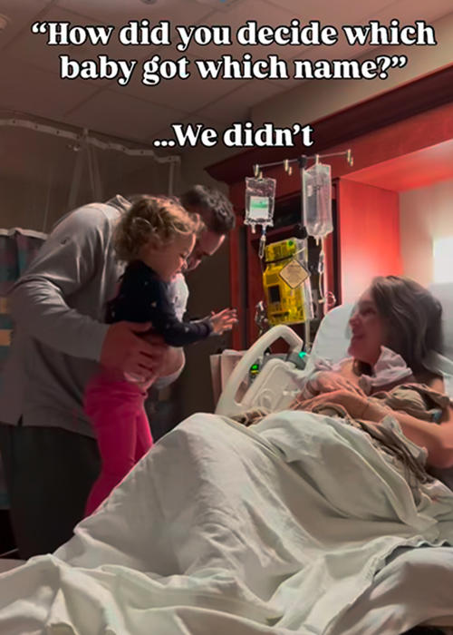 Parents let their two-year-old name their twins and the internet has ...