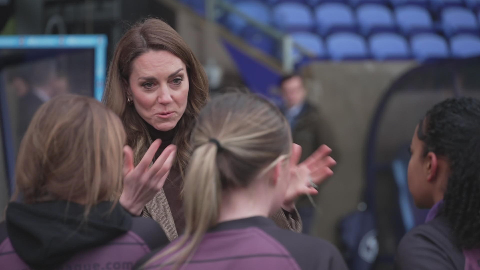 Princess Kate meets rugby league stars of the future