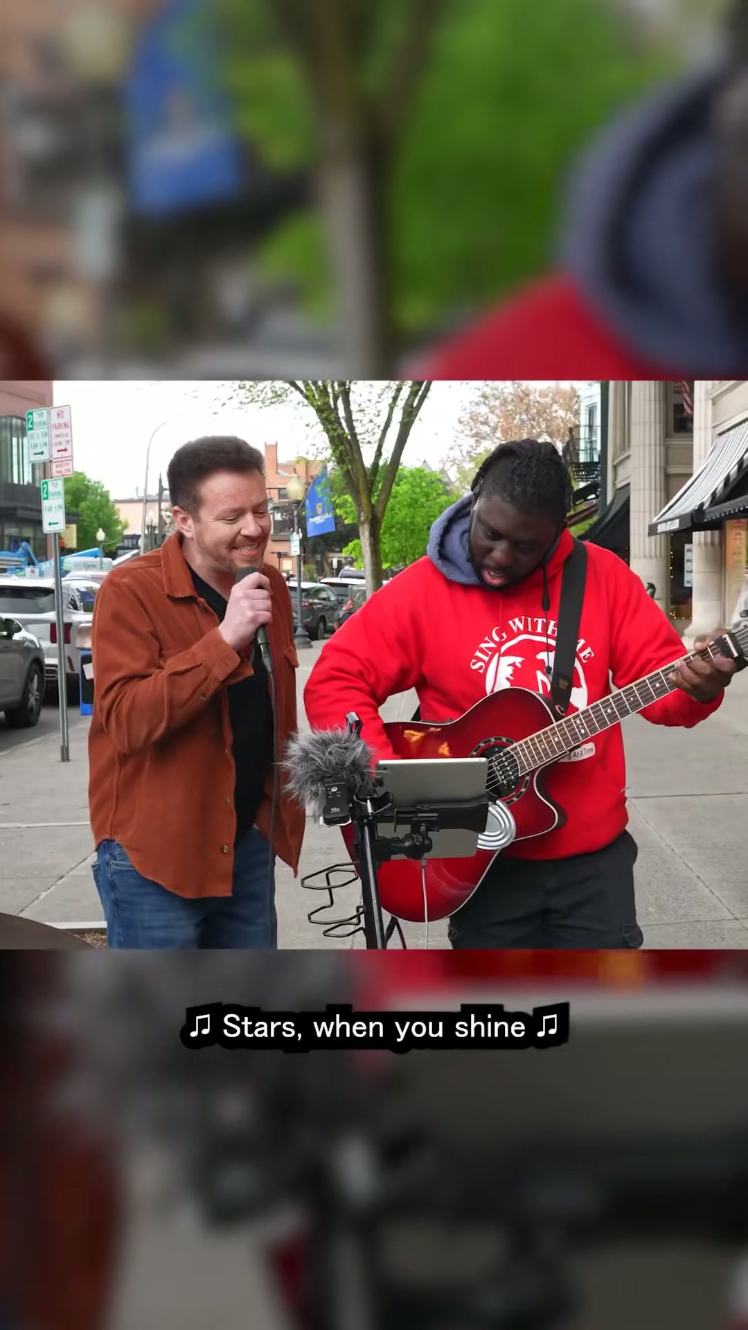 He melts the crowd's hearts with this song #singwithme #onthestreet # ...