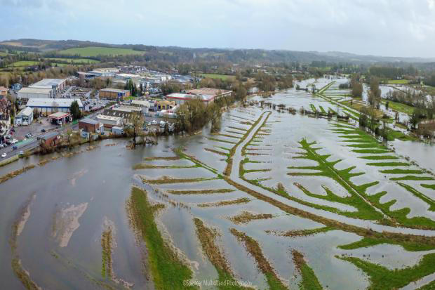Photos: 26 pictures of flooding caused by Storm Chandra in and around ...