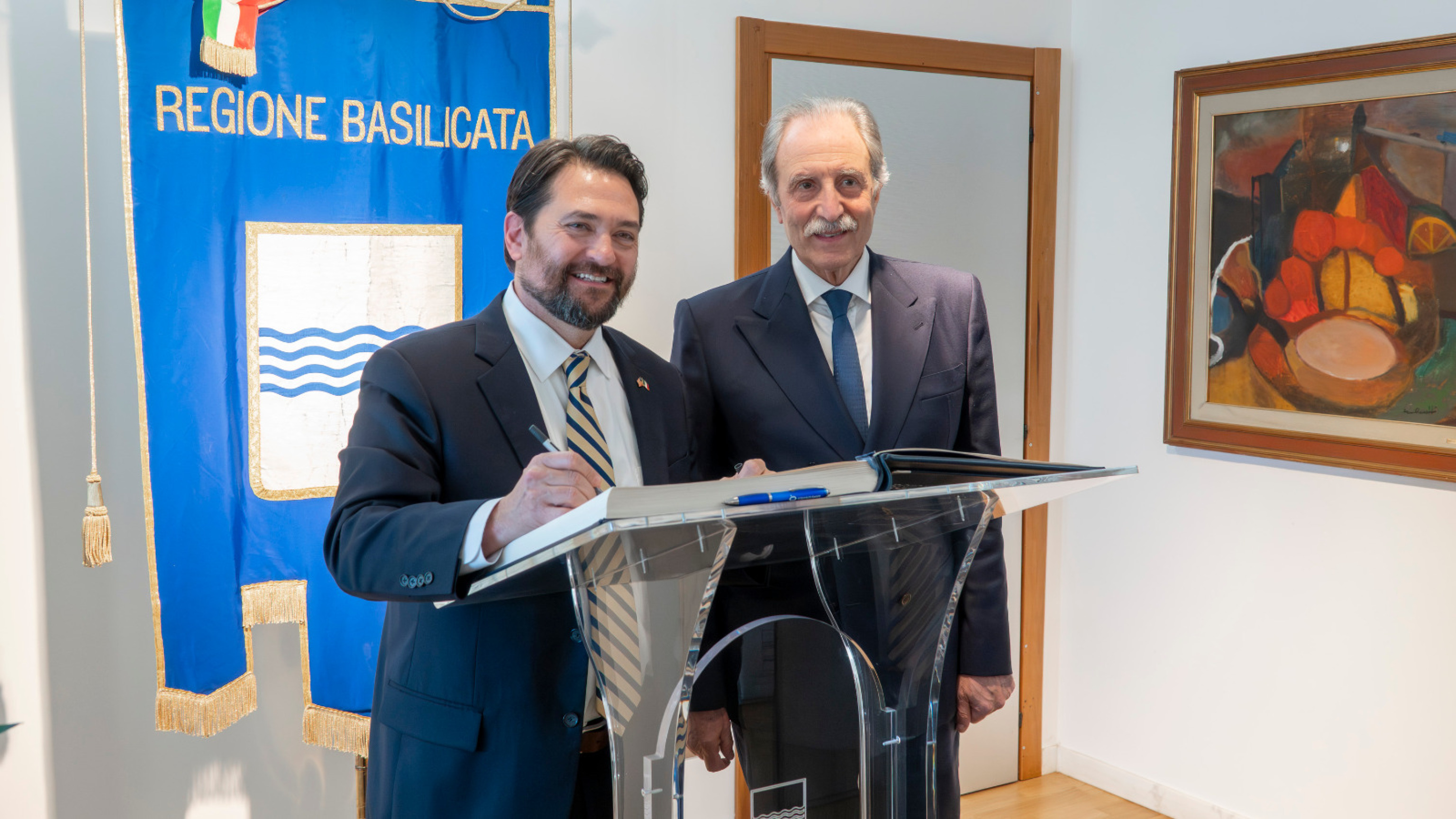 Basilicata: Bardi riceve il console americano Flynn