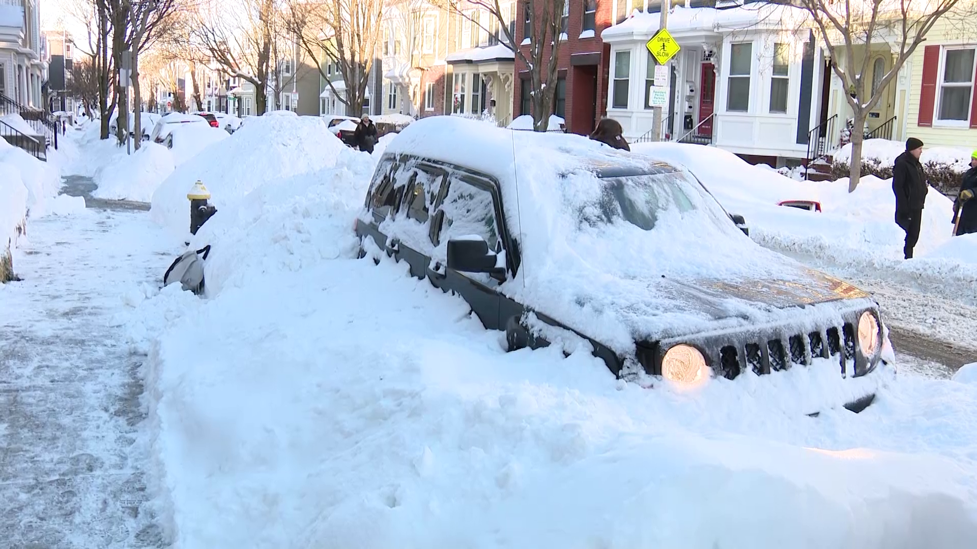 'No place to put it': Great dig-out continues in snowy Boston neighborhoods