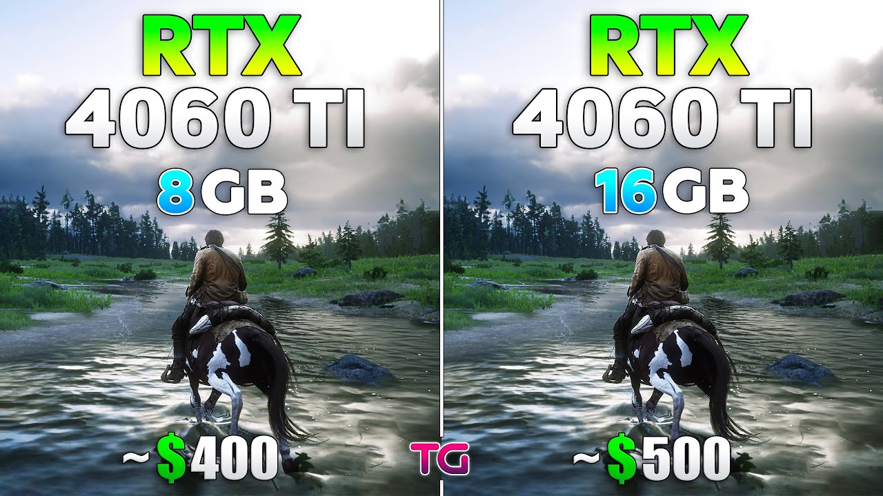 RTX 4060 Ti 8GB vs RTX 4060 Ti 16GB - Test in 10 games