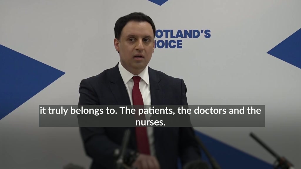 Scotland has 100 days to save NHS, says Scottish Labour leader