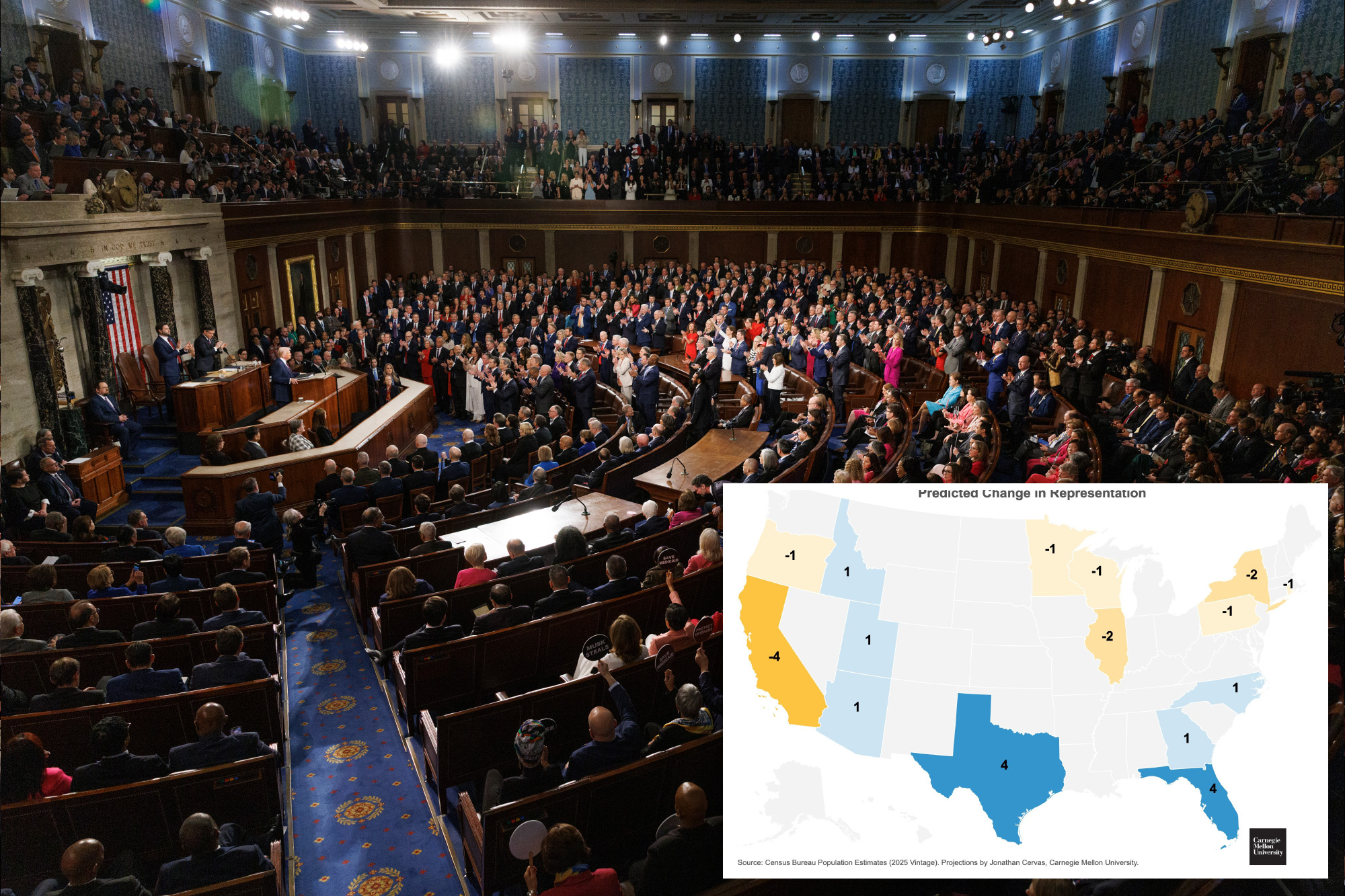 Got the blues: NY, California will lose a combined 6 House seats after ...