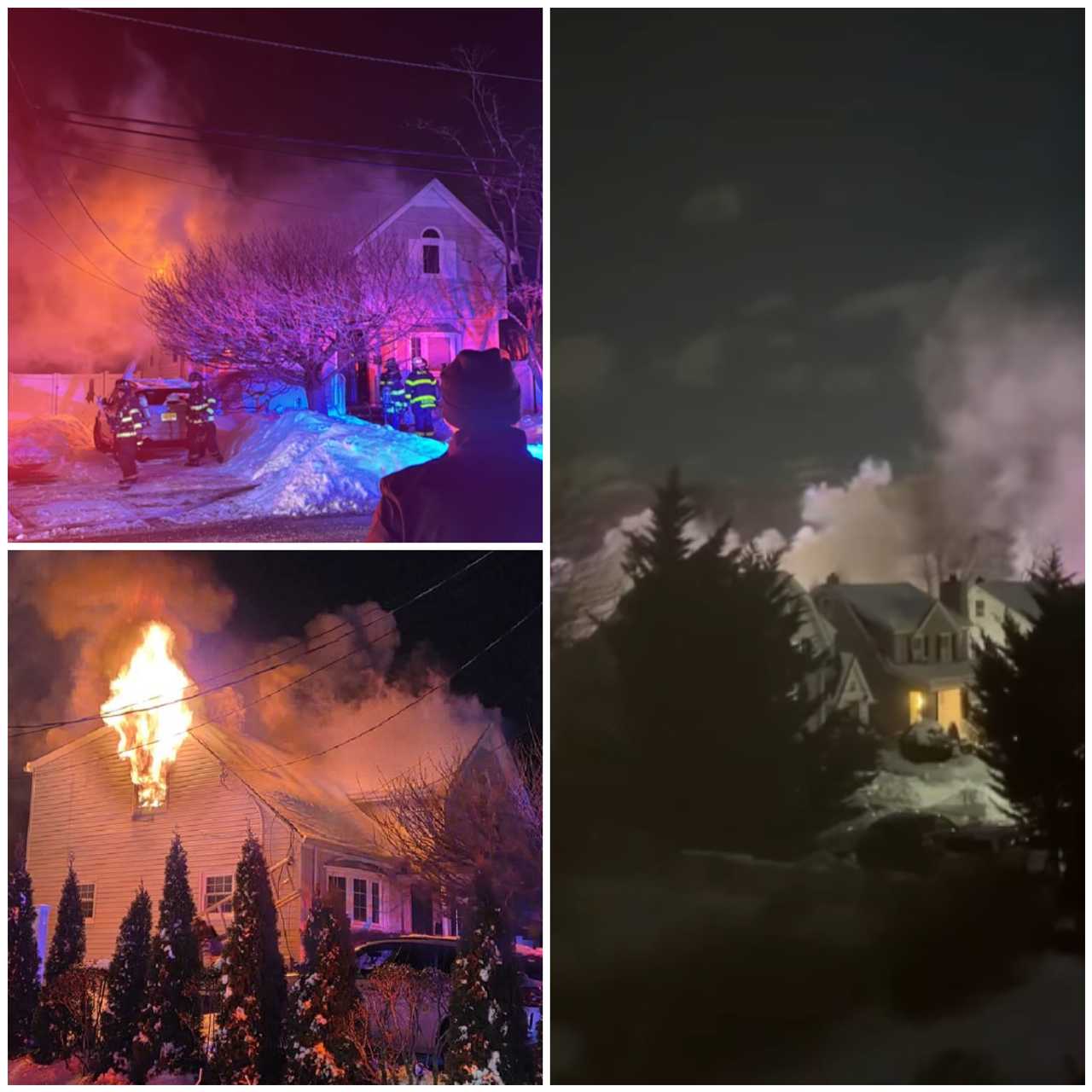 Late-night Bergen County house fire sends resident to hospital