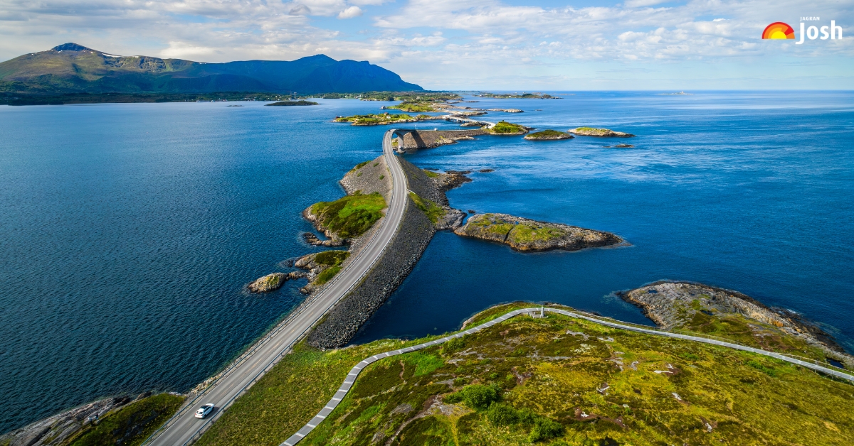 Which ocean is divided into two parts?