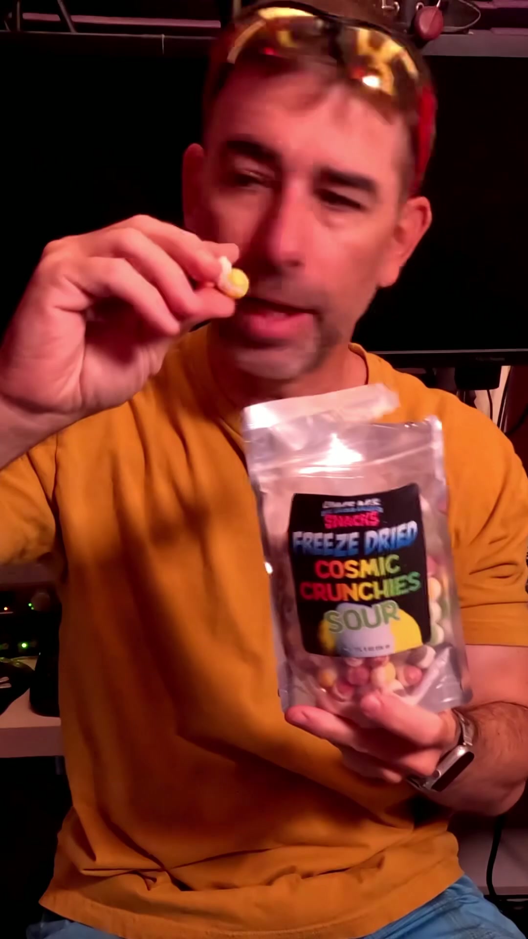 A scary blind guy unboxing