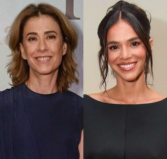 Encontro de estrelas! Fernanda Torres e Bruna Marquezine se encontram ...