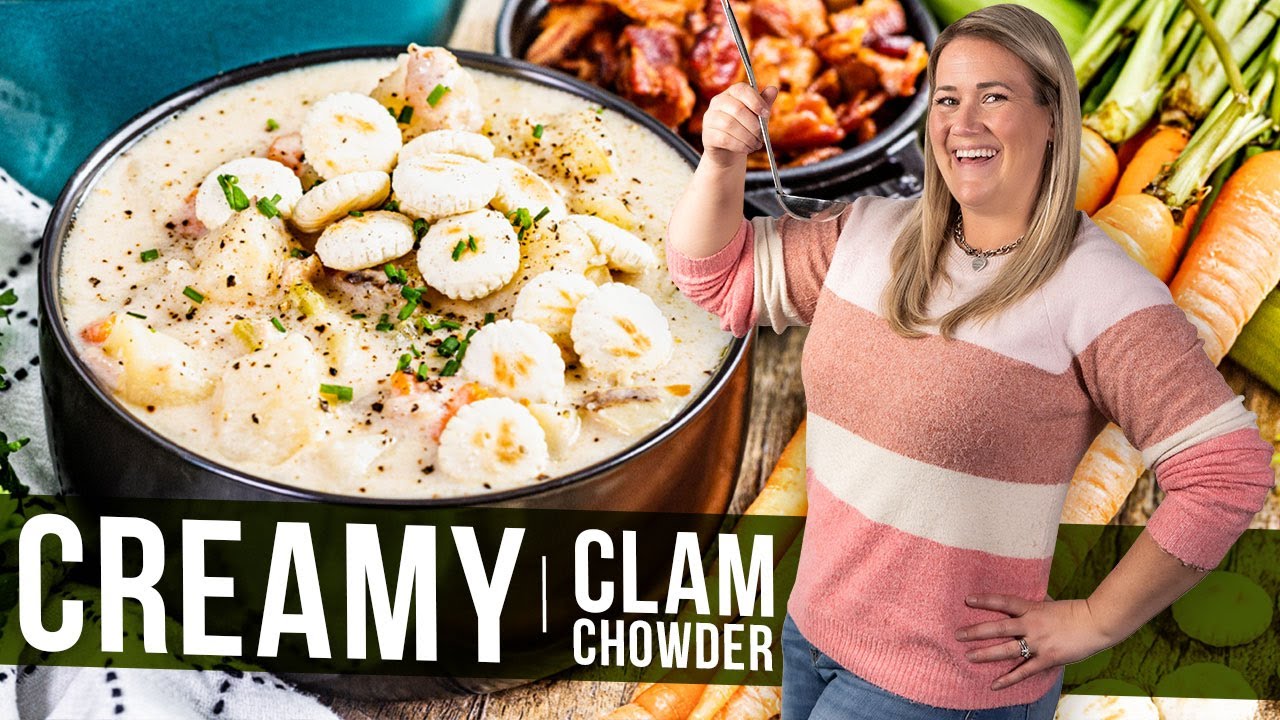 Creamy clam chowder